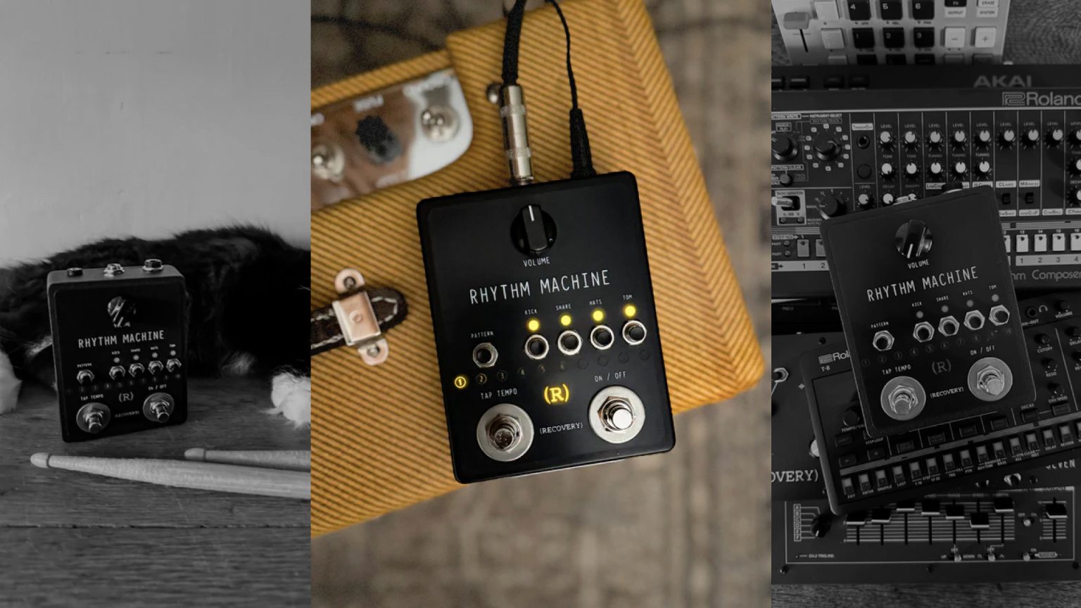 Recovery Effects Sort La Boîte à Rythmes RHYTHM MACHINE Au Format Pédale