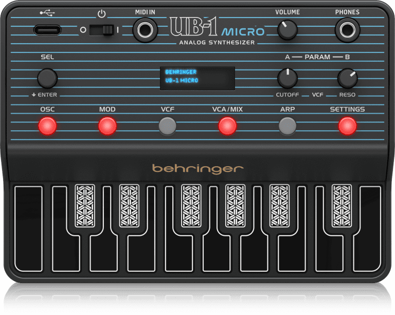 Behringer Dévoile Le Mini Synthétiseur UB-1 Micro